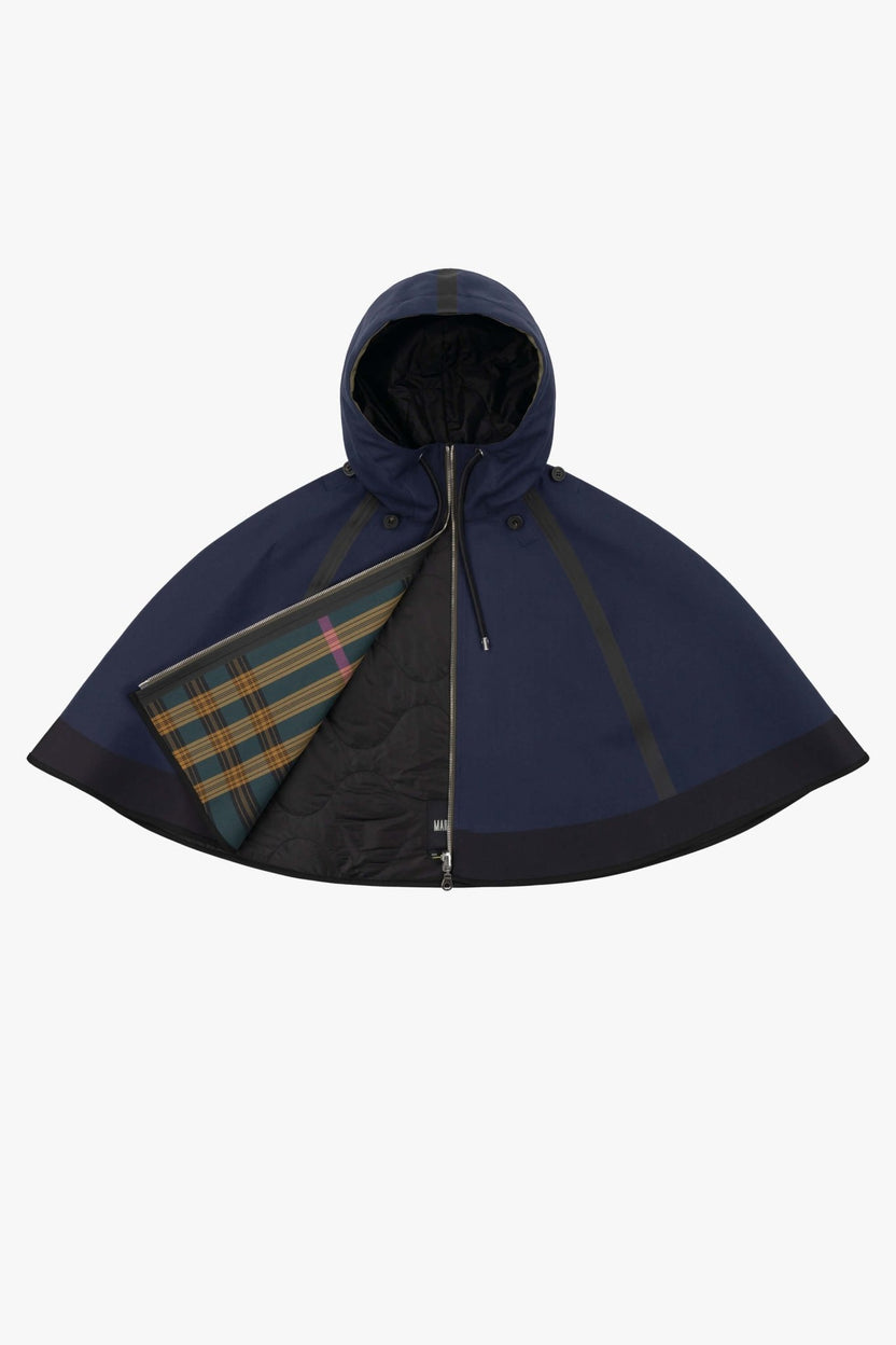 Weatherproof Bonded Hooded Cape | Marfa Stance